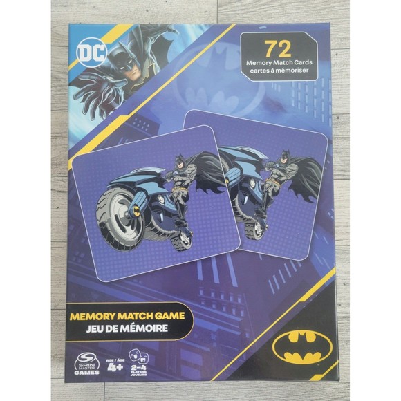 DC Comics | Toys | Batman Dc Comics Memory Match Card Game Nwt Nib ...